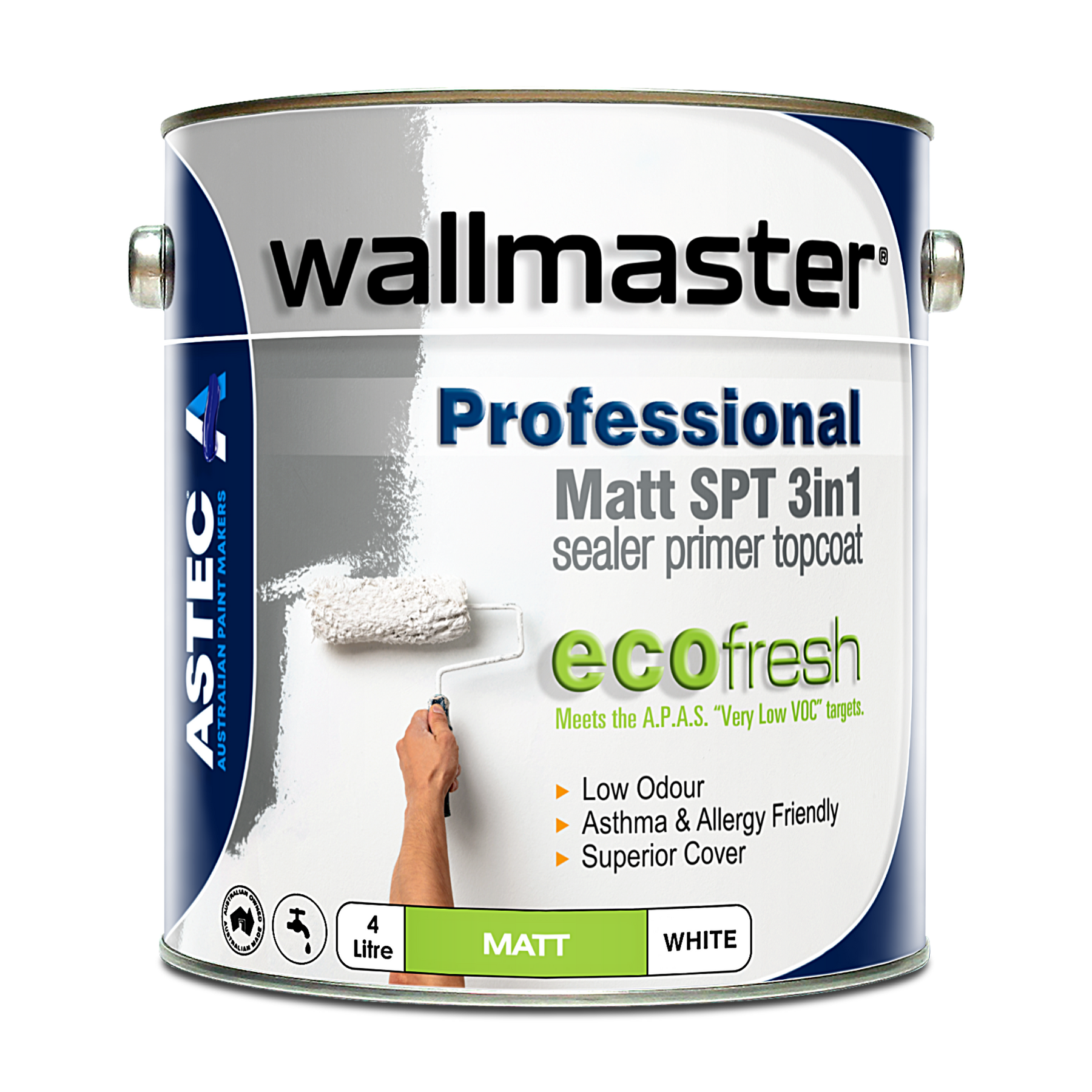 Wallmaster 油漆专业低光泽 – Wallmaster Paint by Astec Paint