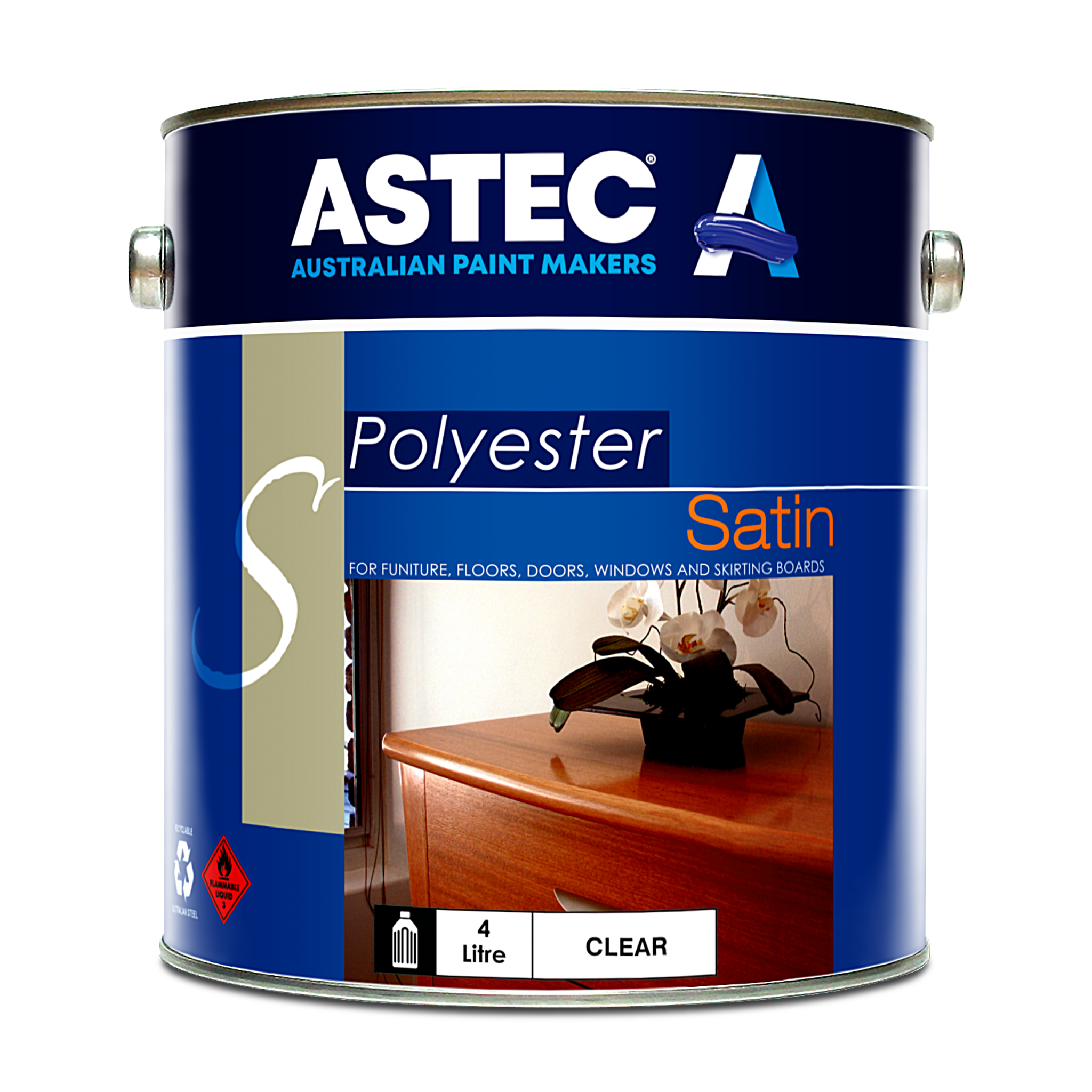 Polyester Satin - Timber Clear – Wallmaster Paint by Astec Paint