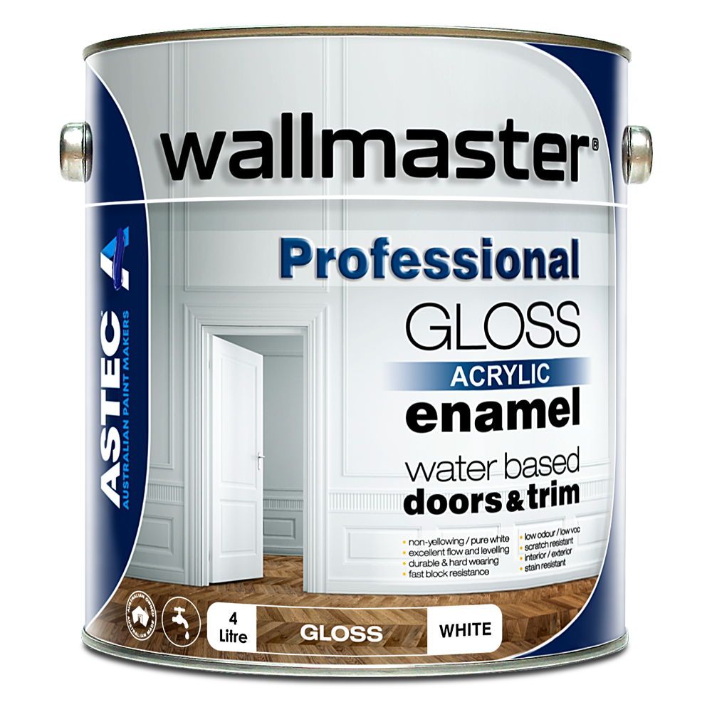 Wallmaster Paints Professional Gloss Trim Enamel Acrylic – Wallmaster ...